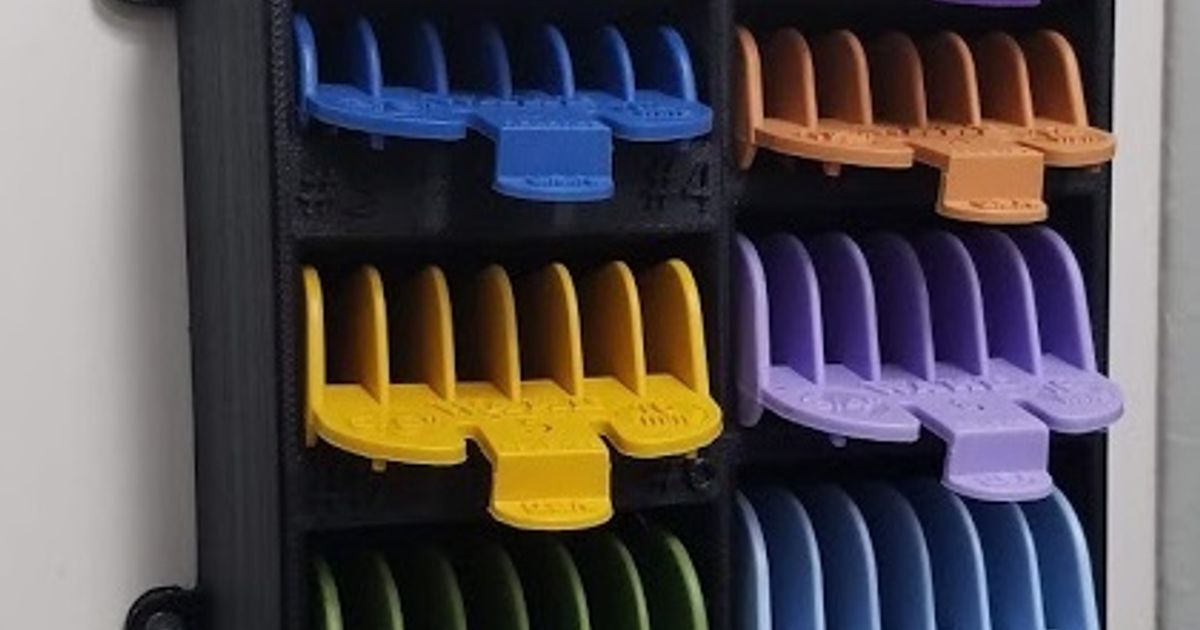 Wahl Hair Clipper Guard Holder by jonspaceharper | Download free STL model | Printables.com