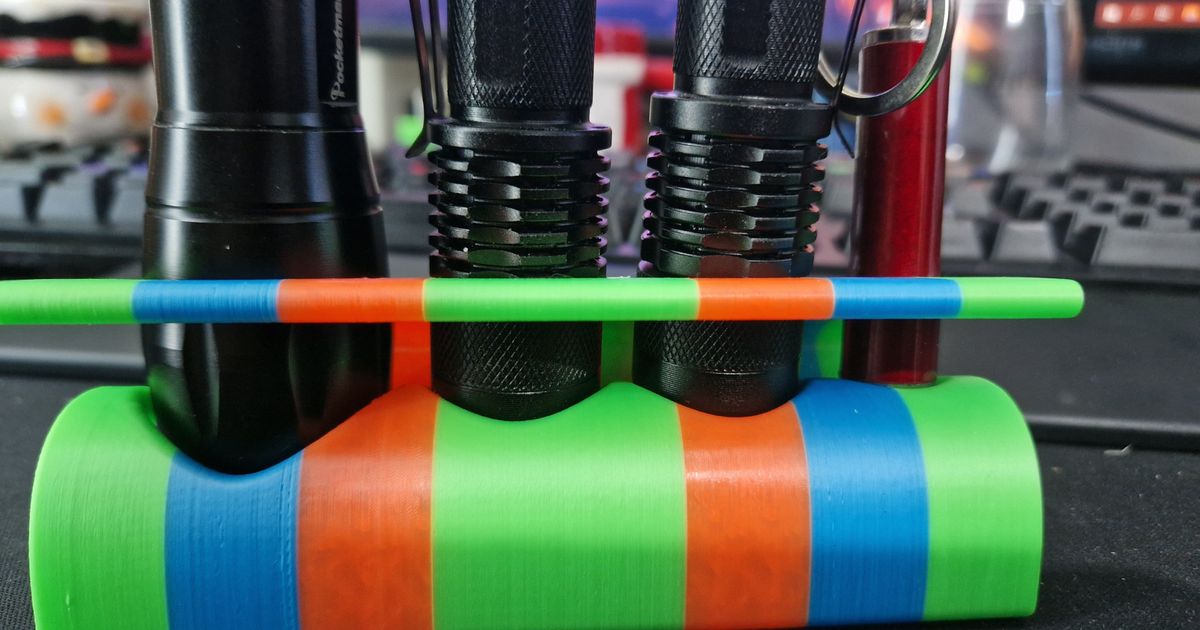 Flashlight stand by Hristiyan Hristov | Download free STL model ...