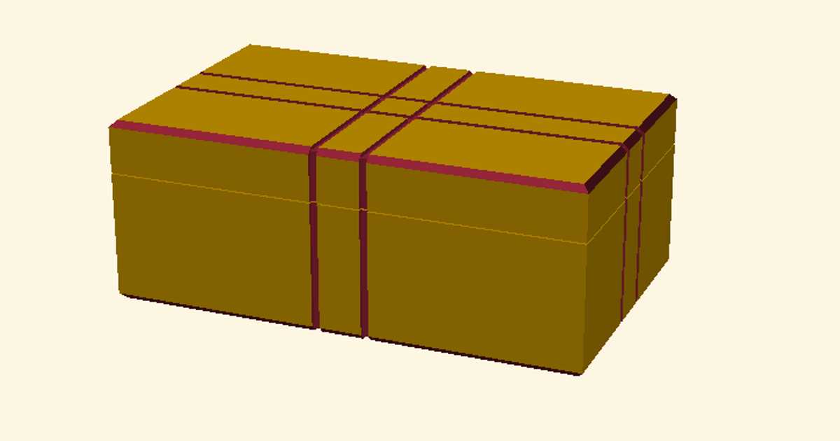 Customizable Gift Box by NobodysNightmare | Download free STL model ...