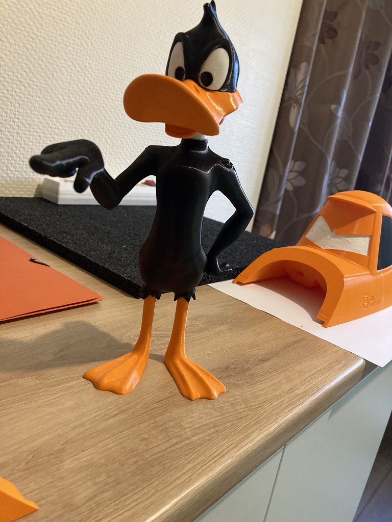 Daffy Duck From Thingivers By Dubs49 Download Free Stl Model