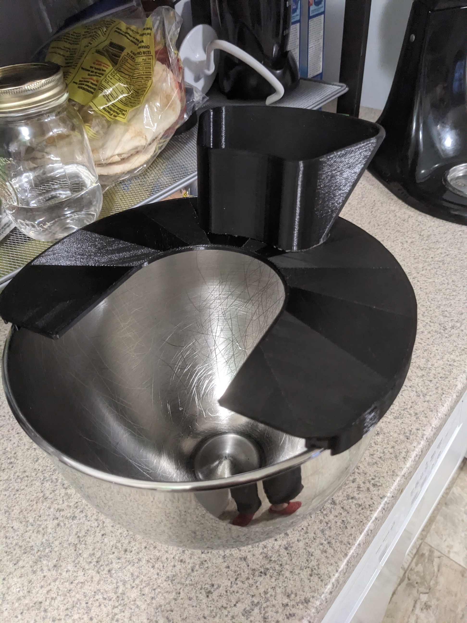KitchenAid stand mixer bowl top with funnel by Donald Burden | Download ...