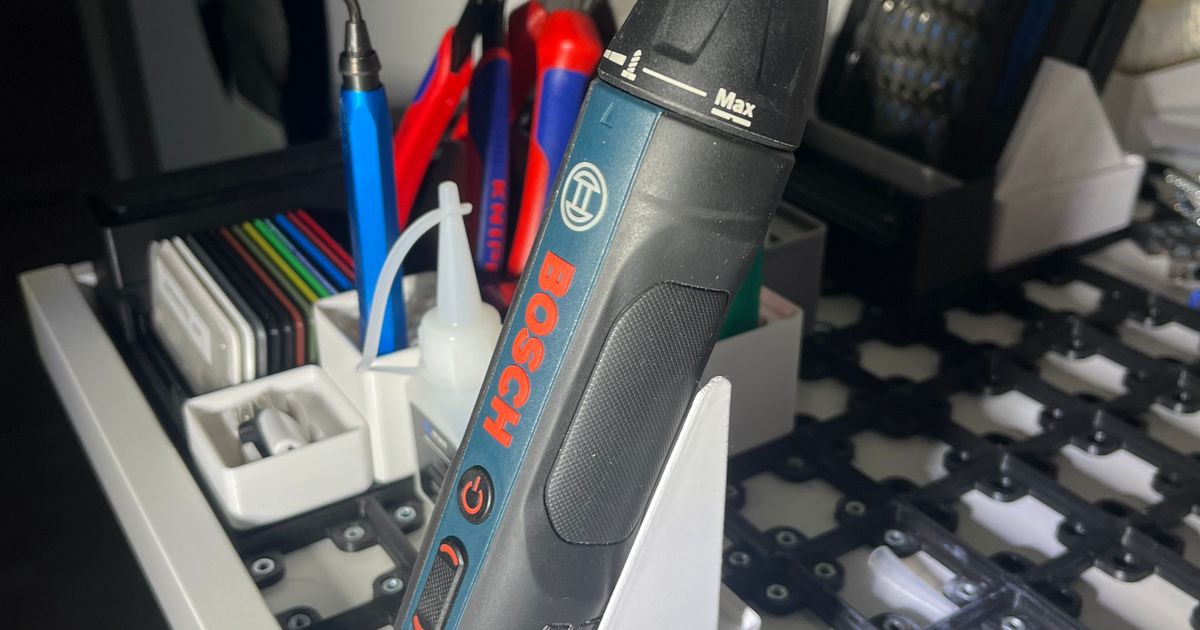 Bosch Screwdriver Gridfinity by Michel Bauer | Download free STL model | Printables.com