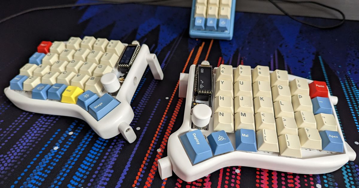 Round edges Sofle v2 case by Vash | Download free STL model ...