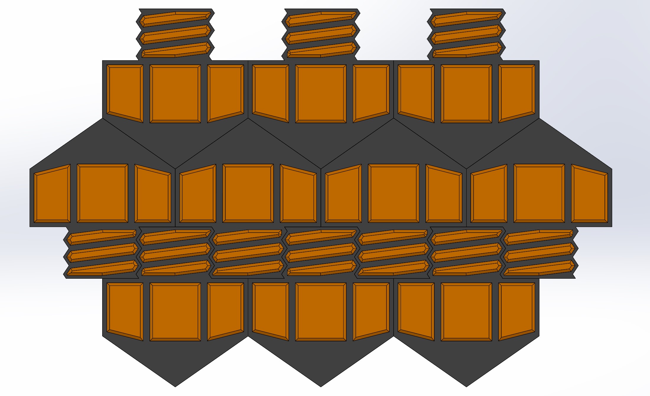 Tessellating Nozzle Tile Pattern by Nate DiSalvo | Download free STL ...