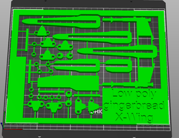 low poly X-Wing card by Stanisław Kąc | Download free STL model ...