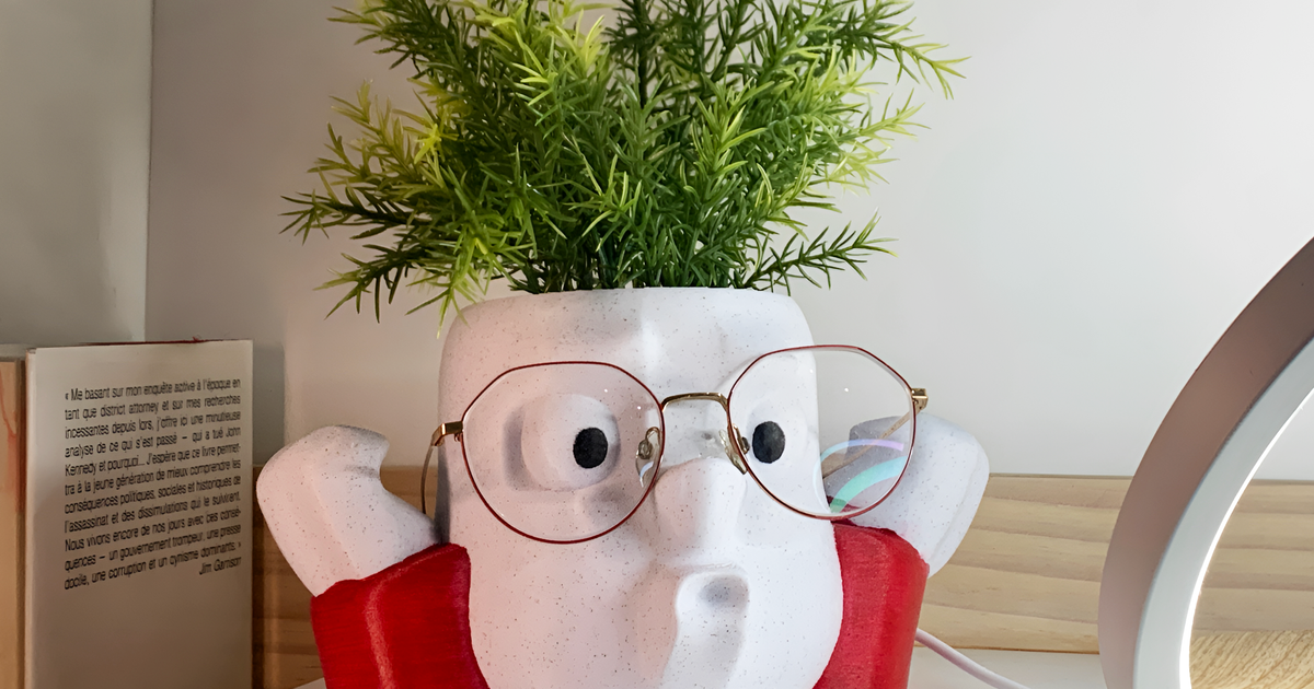 Pot Buddy Glasses Holder (No supports) by MartinAnthony | Download free ...