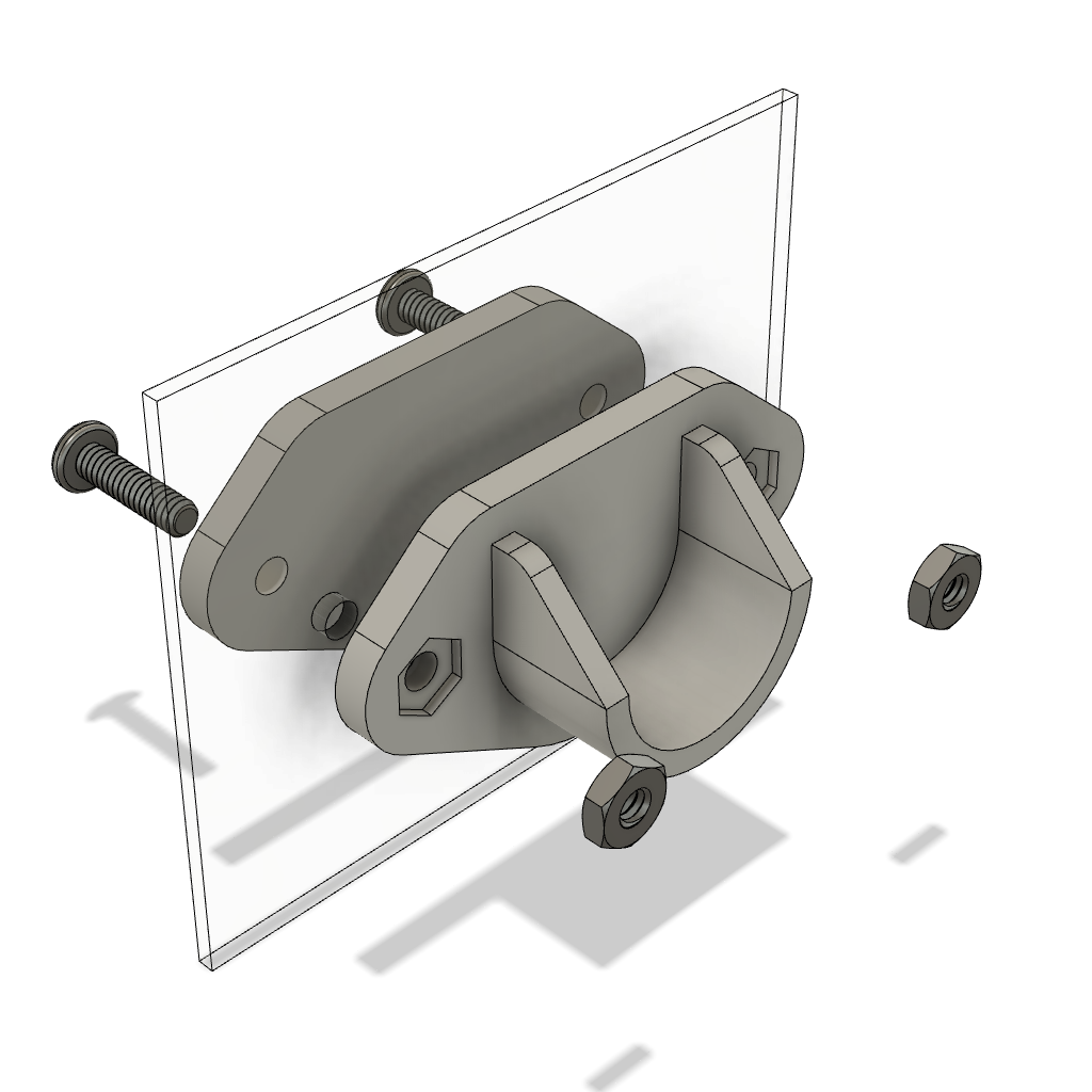 Filament Box Rod Bracket v2 by CooterBaldwin | Download free STL model ...