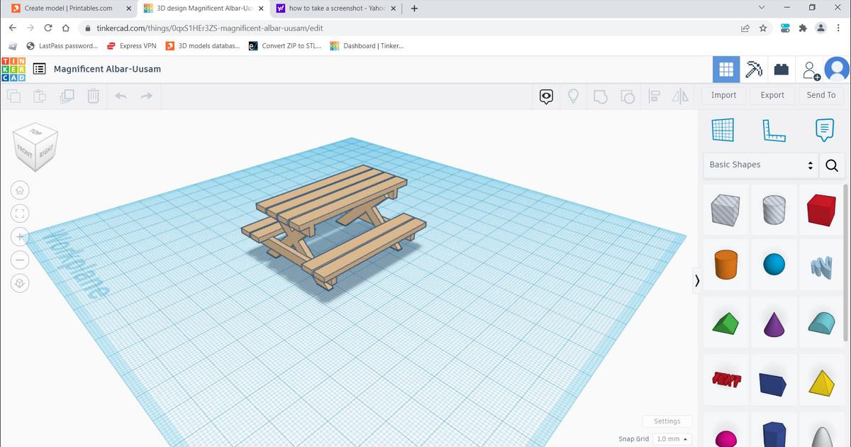 3d Bench by TheFinnisher | Download free STL model | Printables.com