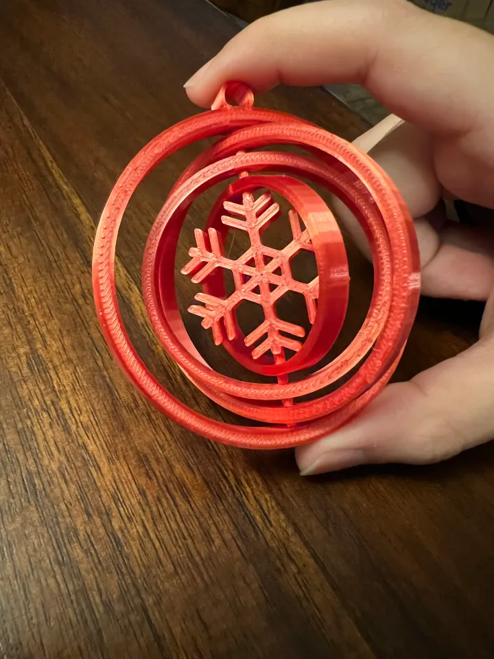 Spinning Christmas Ornament by ChoPrints | Download free STL model | Printables.com