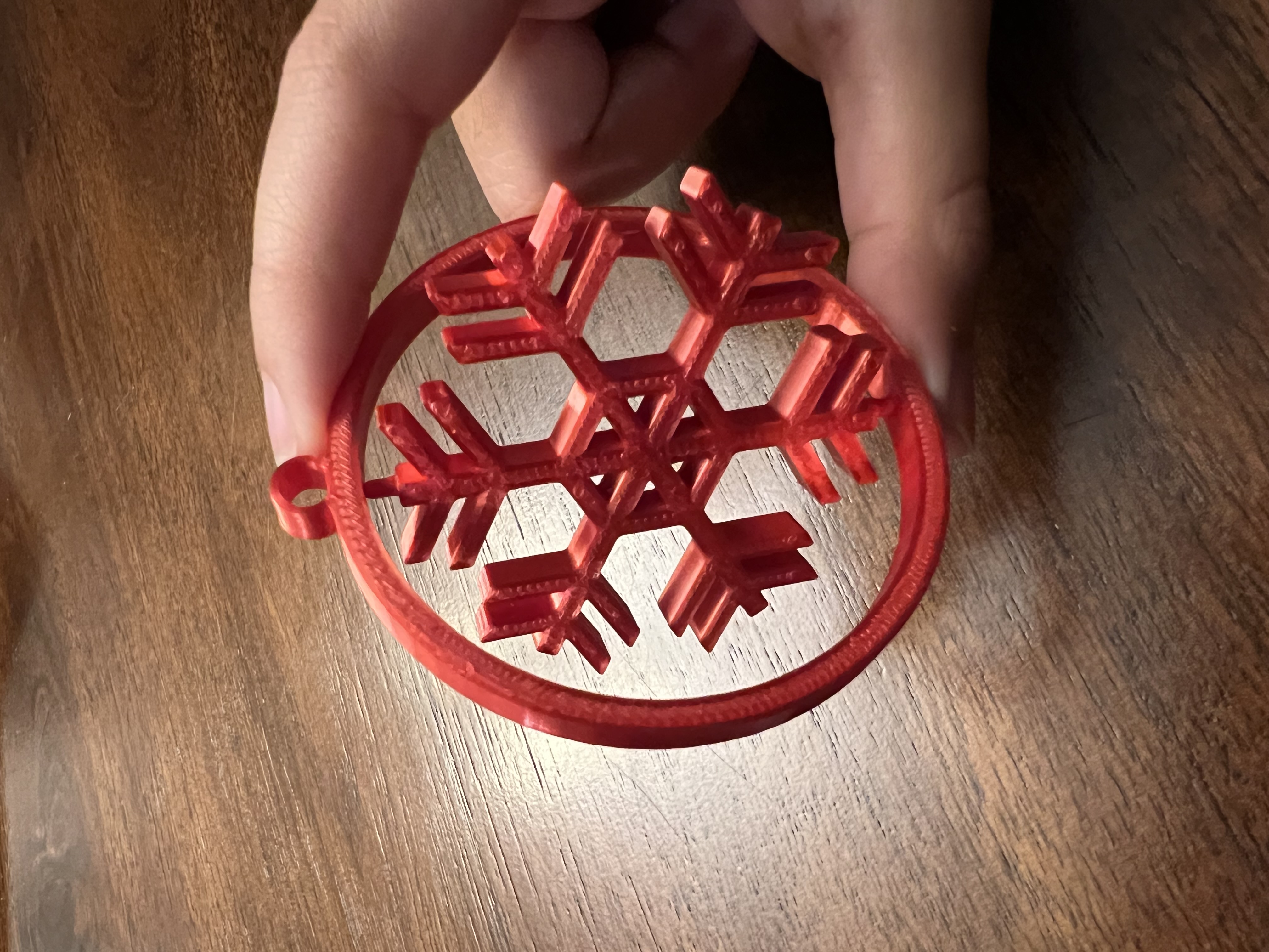 Spinning Snowflake Christmas Ornament by ChoPrints | Download free STL ...