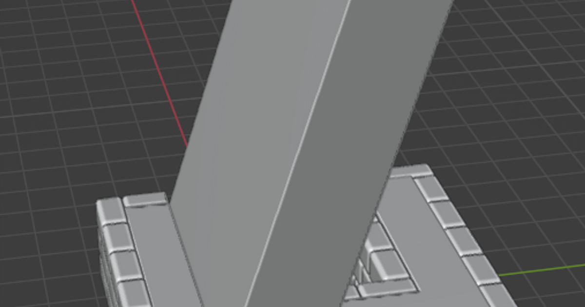 Miyoo Mini v2 Stand w/ Brick Pattern by hotdog3294 | Download free STL ...