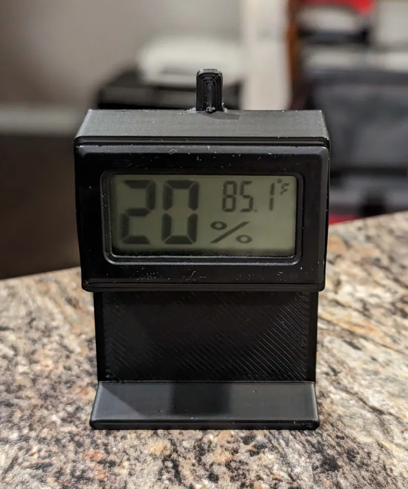 Bambu AMS Center Slot Hygrometer Mount by TownDrunk | Download free STL ...