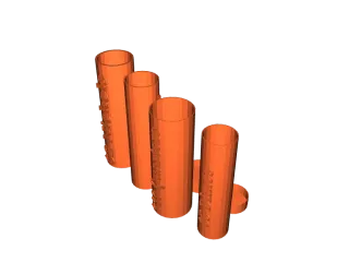 Coin Storage Rolls (Labeled) by m22 | Download free STL model ...