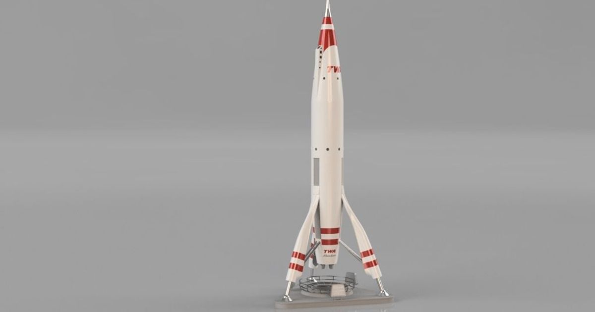 Tomorrowland Moonliner by Daveyland | Download free STL model ...