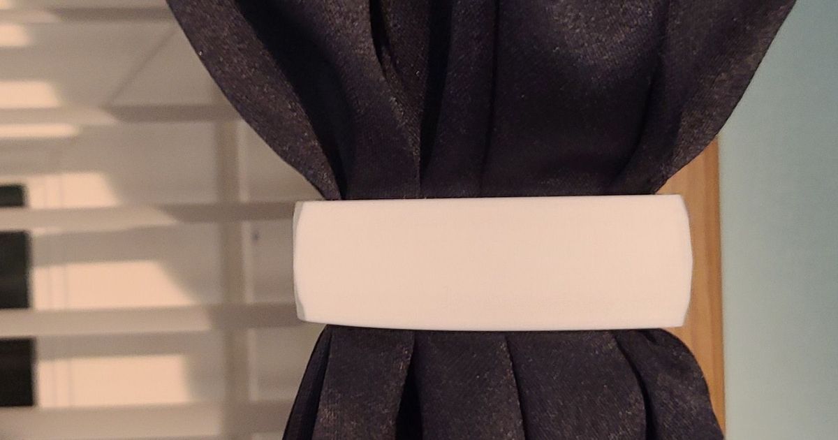 Simple Curtain Retainer by Bret Cook | Download free STL model ...