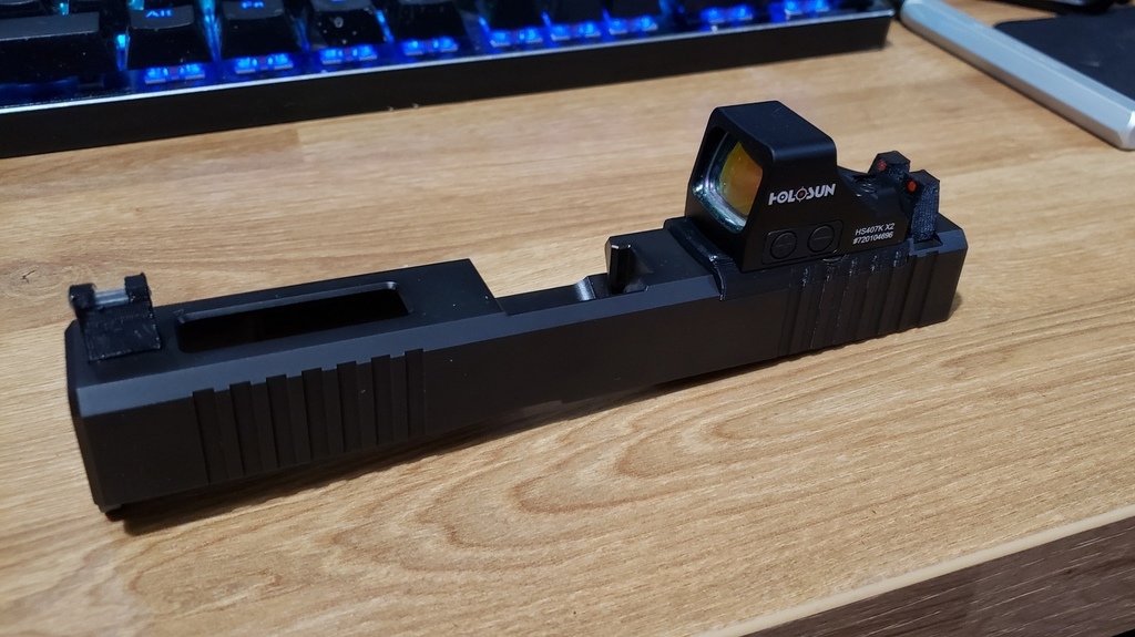 Holosun 4/507k RMR adapter for brownells glock slide by cody burns ...