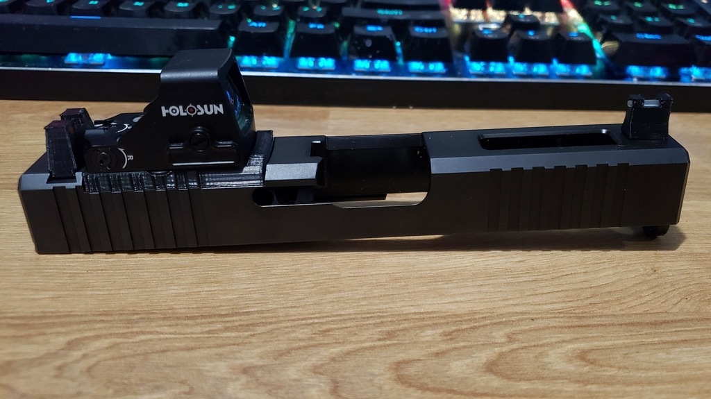 Holosun 4/507k RMR adapter for brownells glock slide by cody burns ...