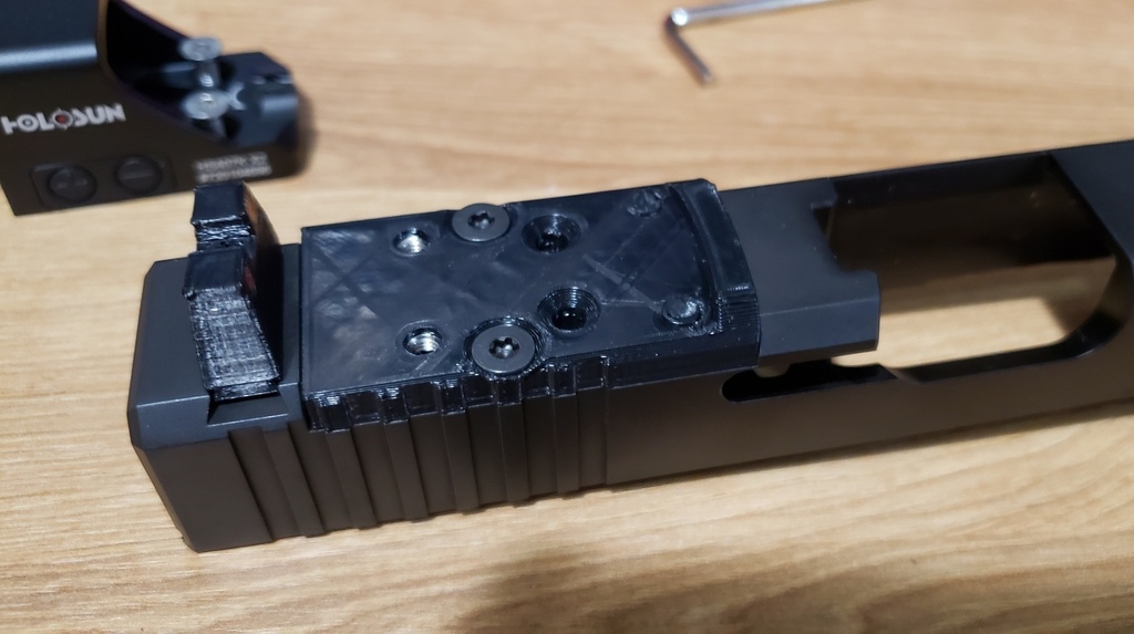 Holosun 4/507k RMR adapter for brownells glock slide by cody burns ...
