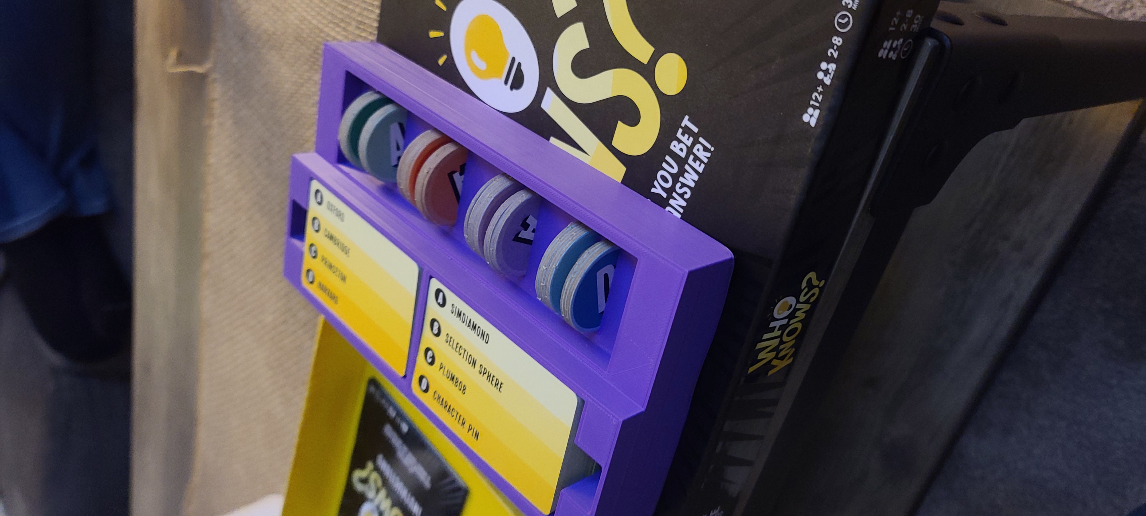 Who Knows? Game Organizer by Bret Cook | Download free STL model ...