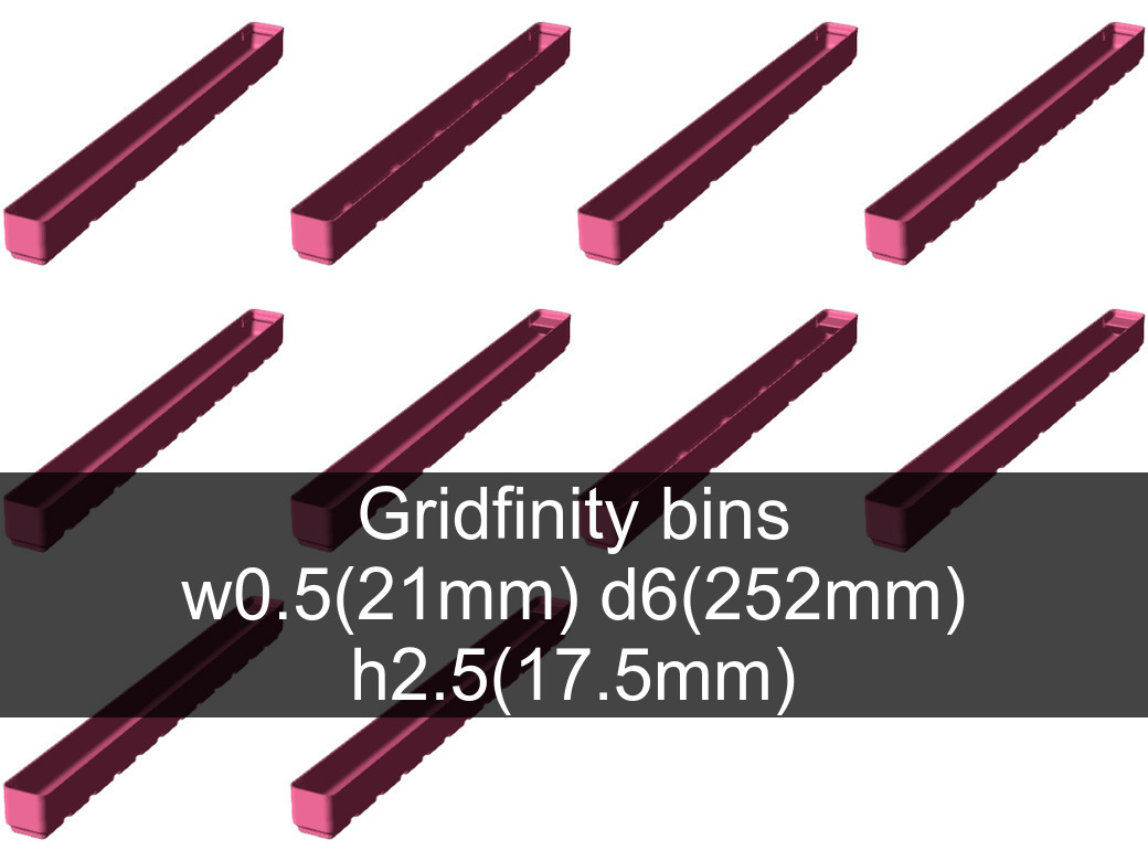 Gridfinity cups height 2.5 (21.5mm) collection by Max | Download free ...