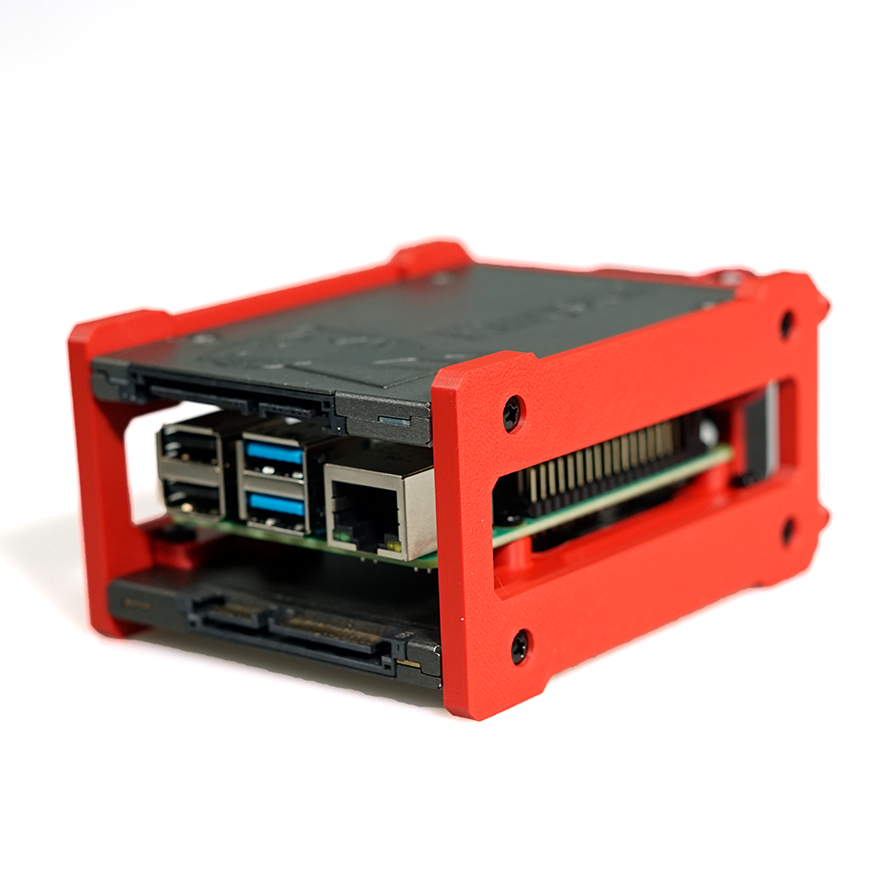 TerraPi EVO Dual SSD Case for Raspberry Pi 3 & 4 by INUX3D | Download ...
