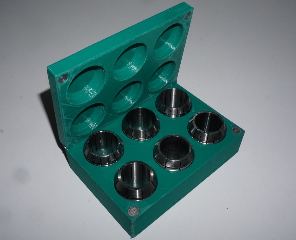 Parametric ER40 Collet Box by Projunk | Download free STL model ...