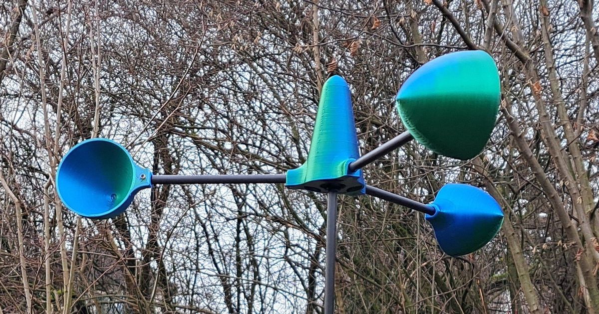 Windmill - Windrad by Bernati | Download free STL model | Printables.com