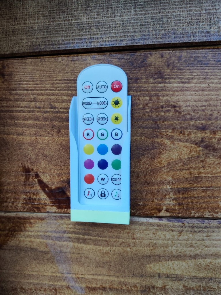 RGB LED Strip remote control holder by Higany | Download free STL model ...