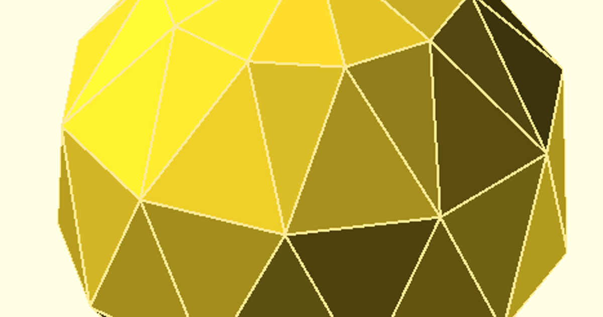 OpenScad sphere by SE | Download free STL model | Printables.com