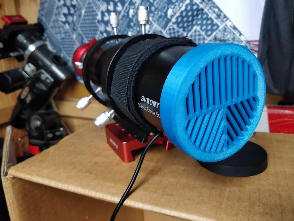 Bahtinov mask for Svbony 60mm 60/240 guide scope by Higany | Download ...