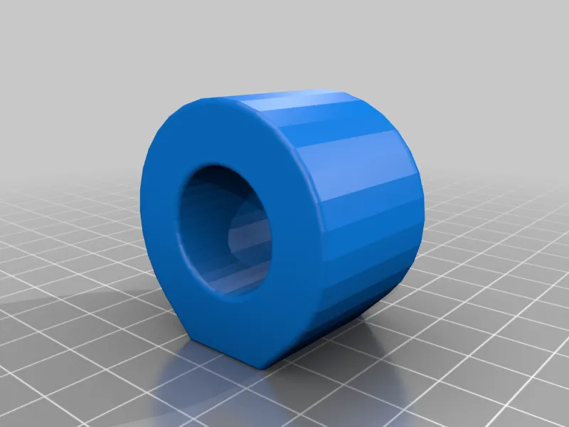 Cylinder with hole filleted and chamfered by SE | Download free STL ...