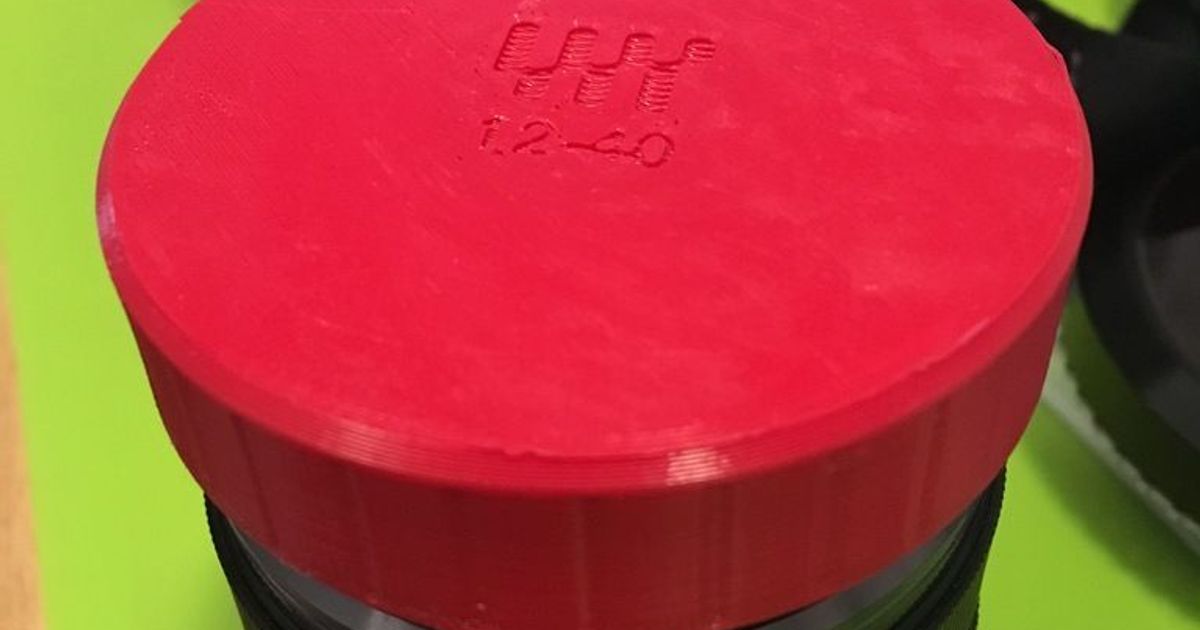 Olympus 12-40mm lens cap with bayonet fitting for filters by Martin_au ...