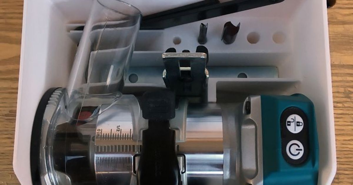 Tool box for a Makita Router (DRT 50Z) by Martin_au | Download free STL ...