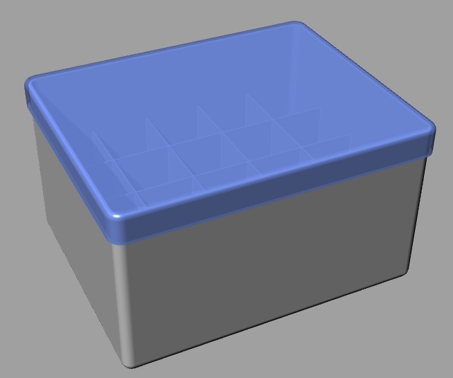 28ml Universal/McCartney vials box. Holds 20 vials. by Martin_au ...