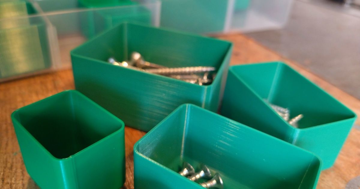 Storage Insert Bins by JWcph | Download free STL model | Printables.com