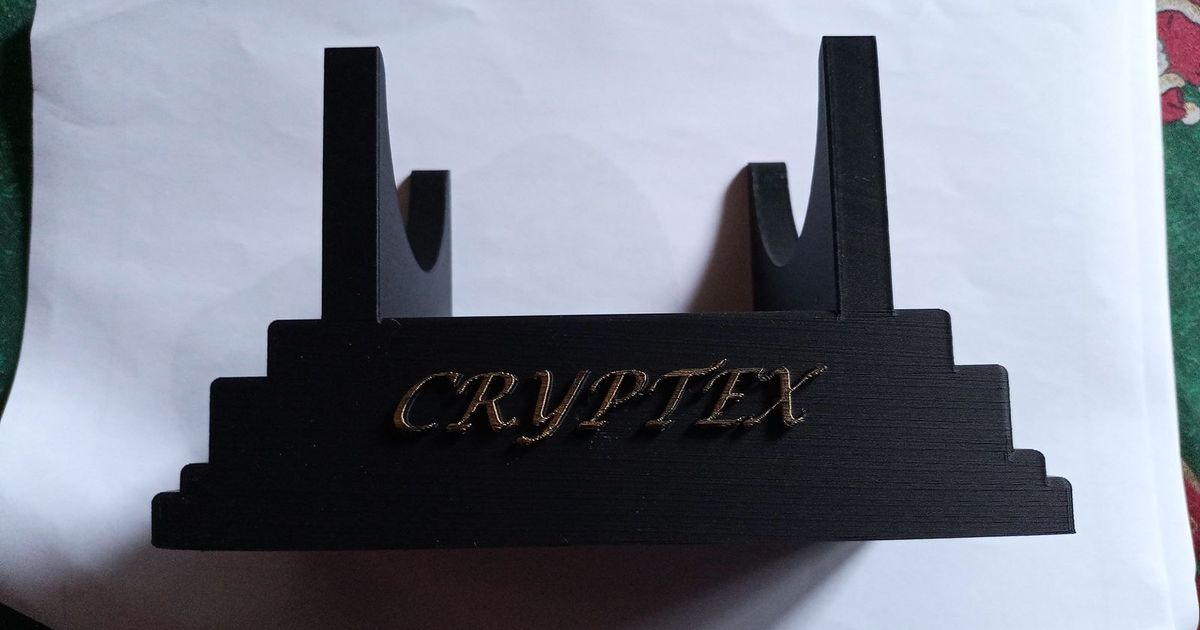 support cryptex by chris60 | Download free STL model | Printables.com