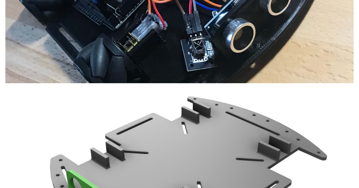 Robot Chassis by LMJ | Download free STL model | Printables.com