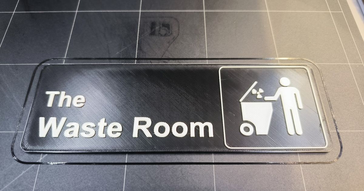 The Waste Room by Entony | Download free STL model | Printables.com