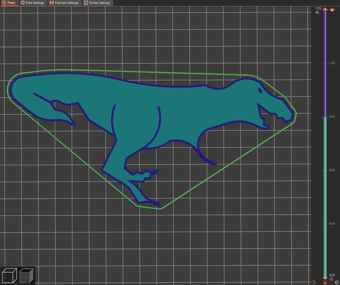 T-Rex Tesselation by smaier | Download free STL model | Printables.com