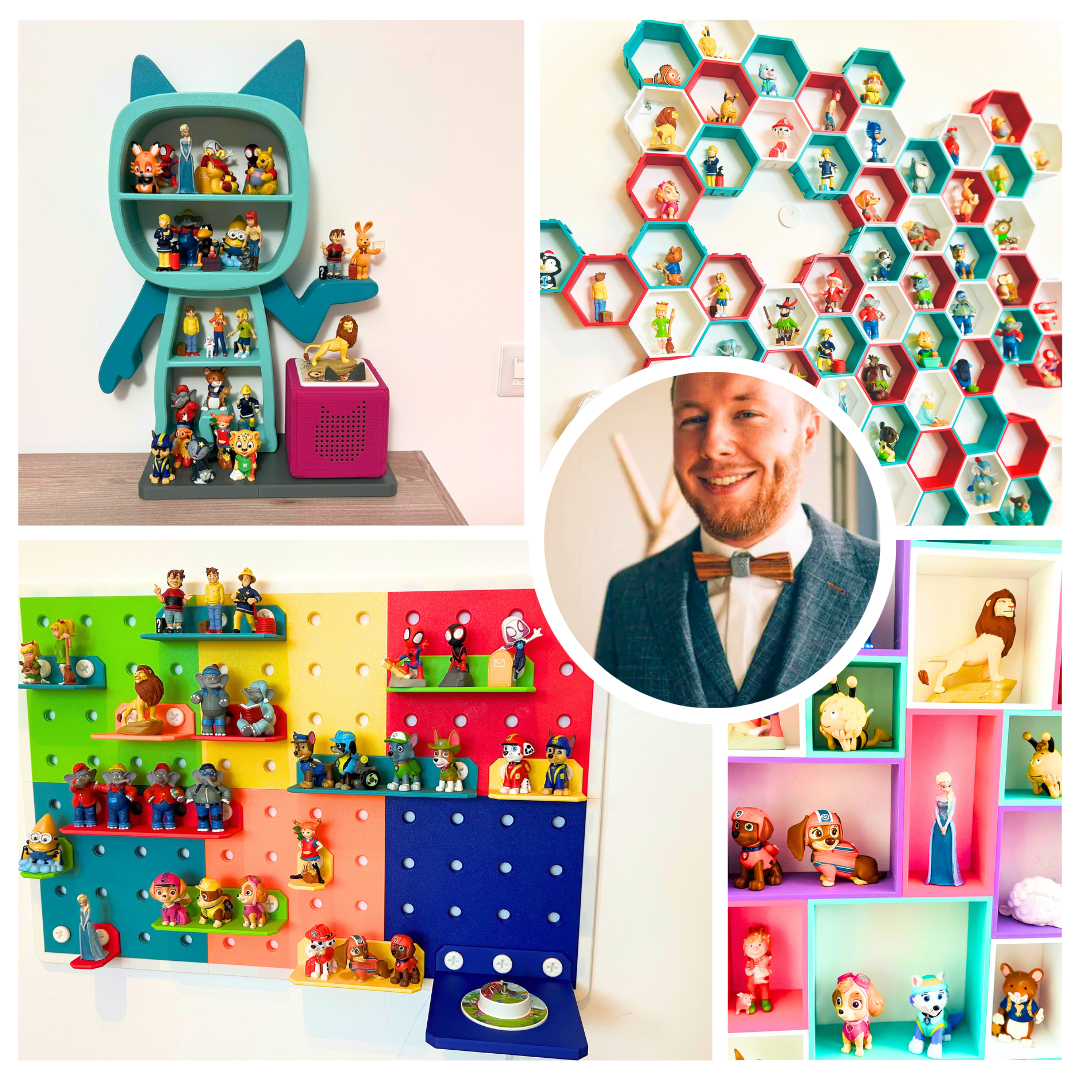 Shelf for Tonie figures / Regal für Tonie Figuren (Toniebox) by Allpa ...