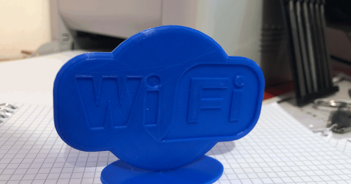 Wi-Fi tag by simone morgante | Download free STL model | Printables.com Wi-Fi tag by simone morgante | Download free STL model | Printables.com
