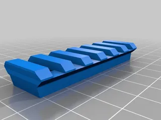 Low profile Glock rail to picatinny adapter by SamK3D | Download free ...