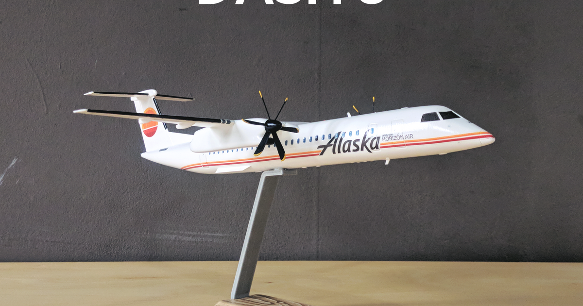 De Havilland Canada Dash 8 - 1:100 by CLERX | Download free STL model | Printables.com