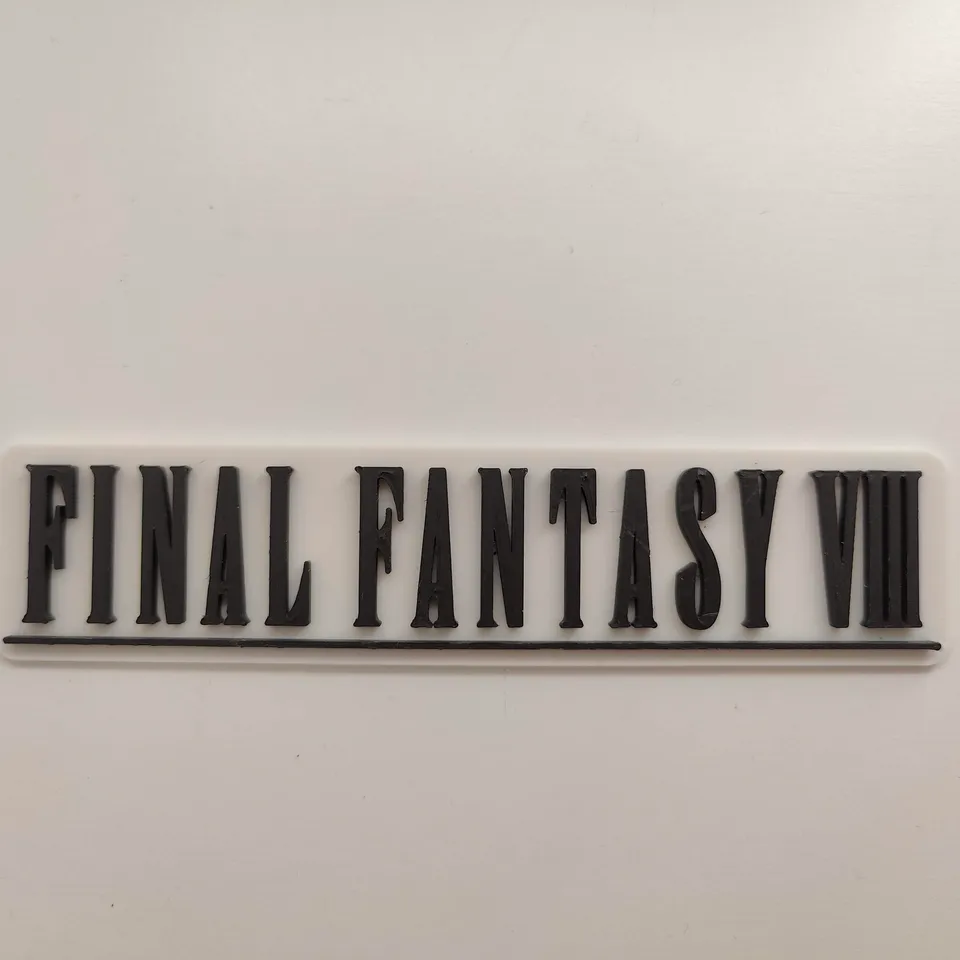 Final Fantasy VIII logo by Samael_ | Download free STL model ...