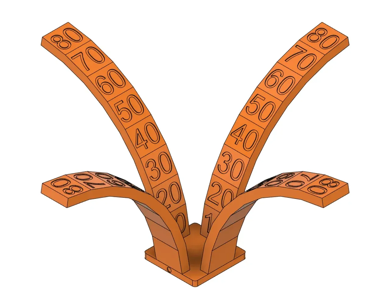 4 way overhang test by ilikeapples12 | Download free STL model ...