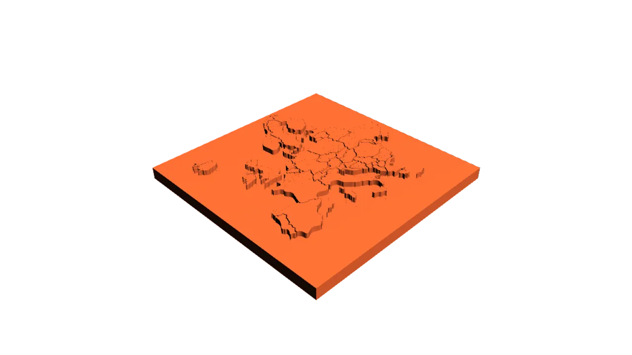 Europe by Ruben Kaptein | Download free STL model | Printables.com