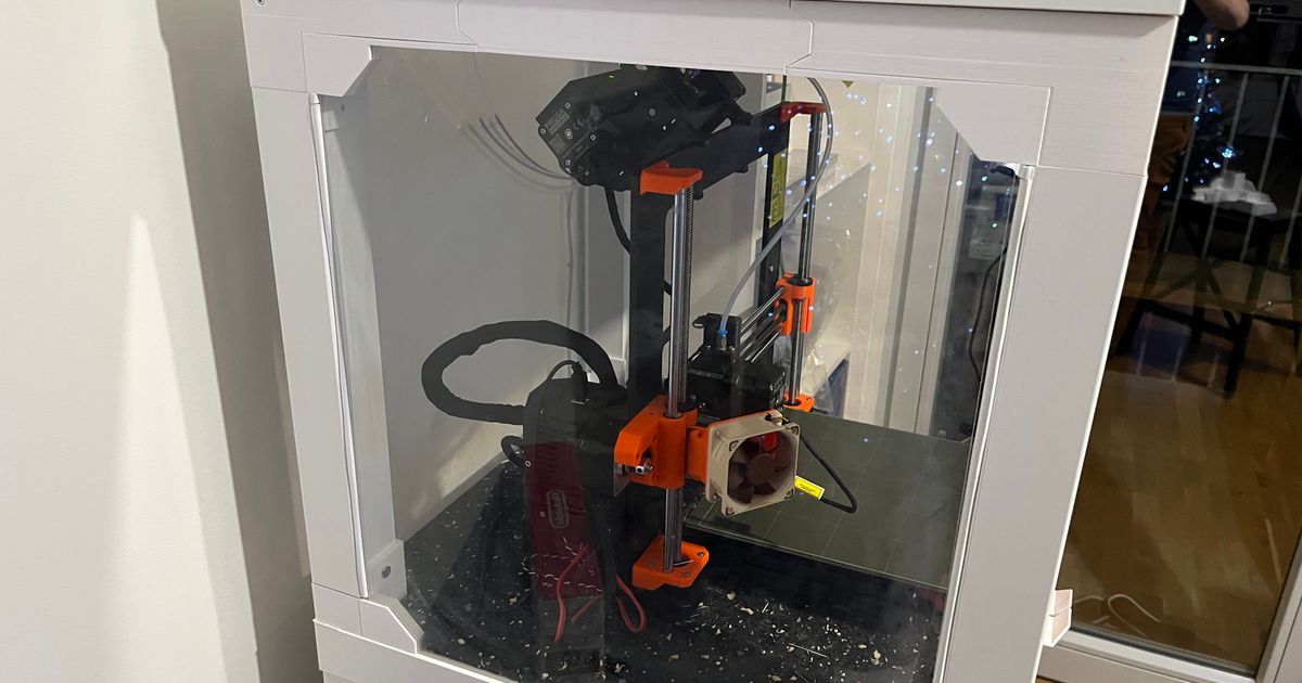 Magnetic left window for Prusa Enclosure V2 - MMU2S by vladimir ...