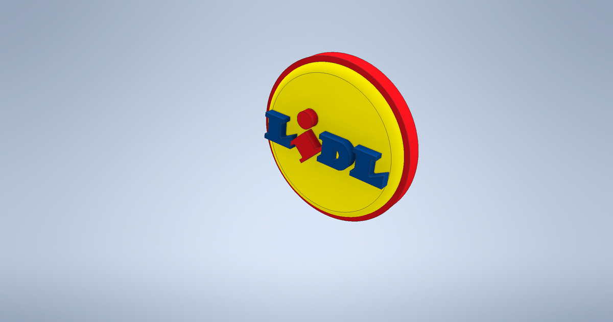 Lidl Logo by 3D IDEA | Download free STL model | Printables.com