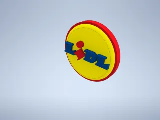 Lidl Logo by 3D IDEA | Download free STL model | Printables.com