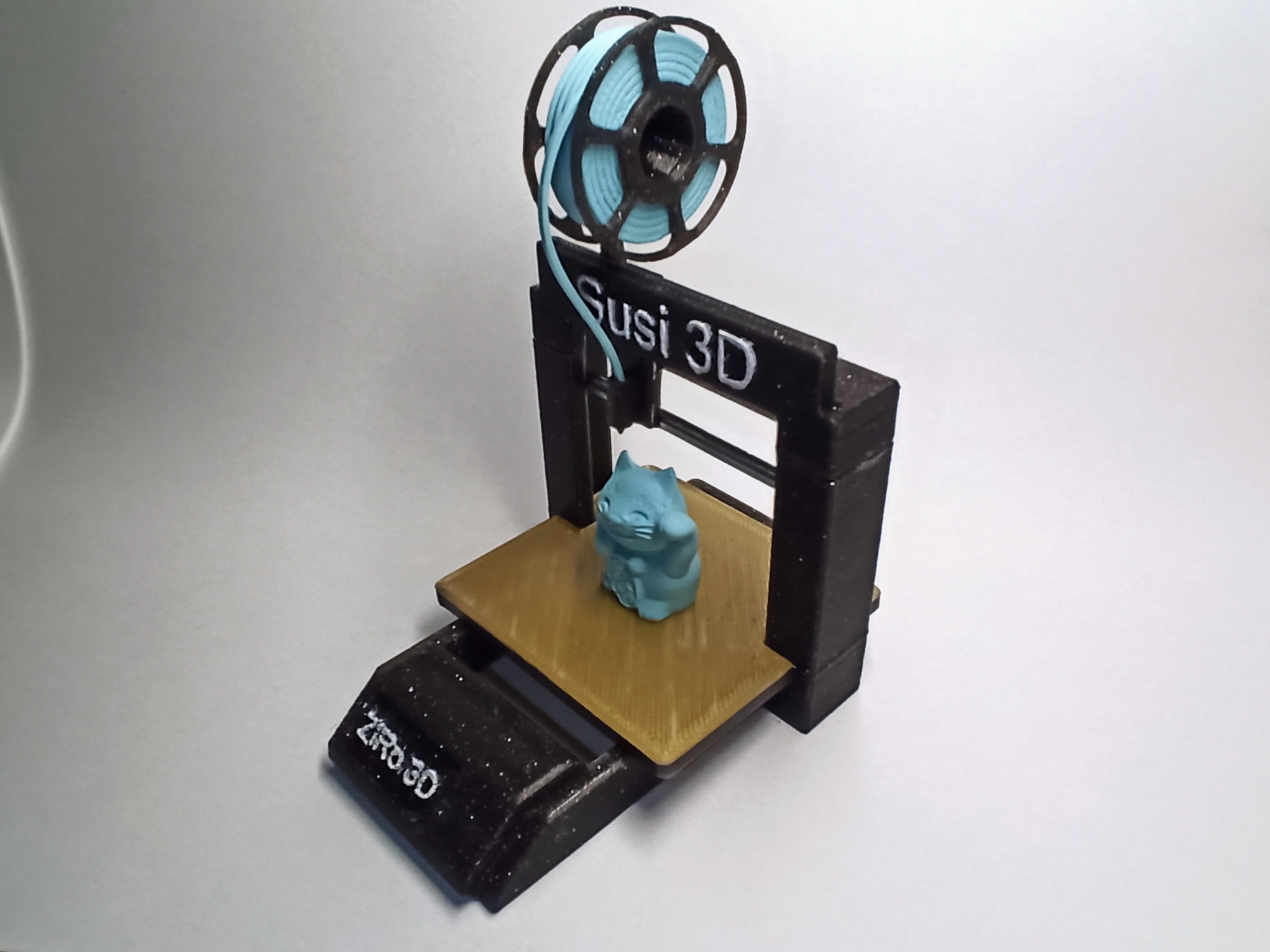 miniature 3D Printer Model / Toy by ZiRo 3D | Download free STL model ...